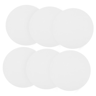 NUOBESTY 12 Pcs Canvas Board Round Artist Art Canvas Small Canvas ...
