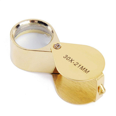 KNOXC Magnifiers,Folding Magnifying Glass 30X Optical Hd Glass Lens ...