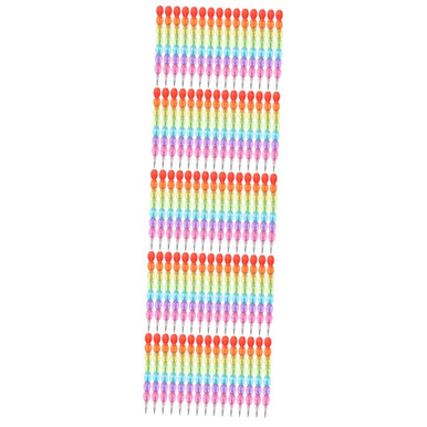 Tofficu 75 Pcs Egg Pencil Kids Stacking Pencils Novelty Stackable ...