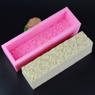 Rose Flower/Bee/Honeycomb Nest Toast Silicone Mold Handmade Soap Mold ...