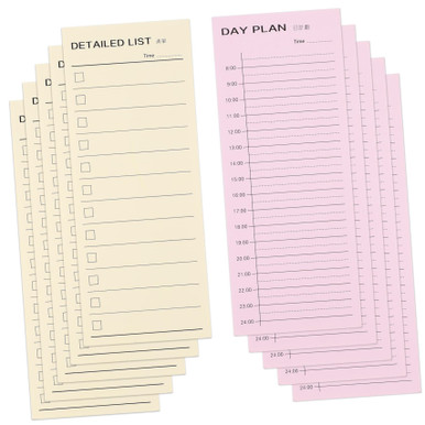 Ciieeo 40 Pcs Notebook Daily Paper Planner to Do List Notepad Memo ...