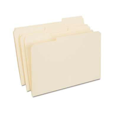 Staples Reinforced File Folder, 1/3 Cut, Legal Size, Manila, 200/Carton ...