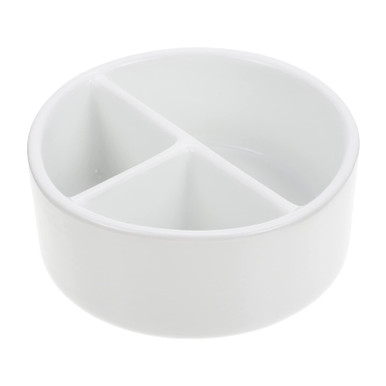 VICASKY Ceramic Brush Washer Paint Puck Watercolor Brush Washer Divided ...