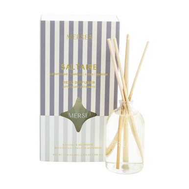 MERSEA Luxury Glass Diffuser - Scented Oil Diffuser, Saltaire, 3.4 fl ...