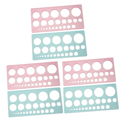 Ciieeo 36 Pcs Painting Stencils Rulers Measuring Tape rulers for Kids ...