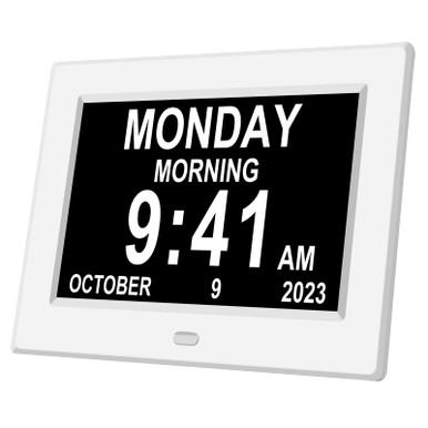 MRCHYDZ Clock with Day and Date for Elderly Large Display Digital Clock ...