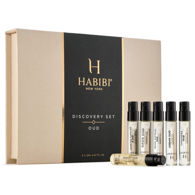 H HABIBI Discovery Oud Perfume for Women & Men Sample Set - Travel Size ...