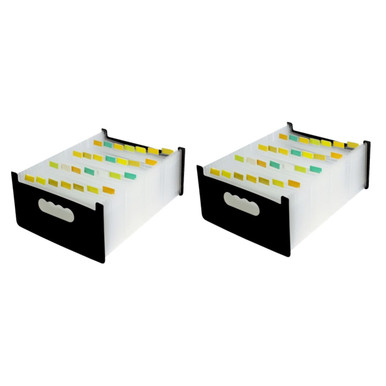 Tofficu 2pcs Organ Folder Expandable Folder Accordion File Folder ...