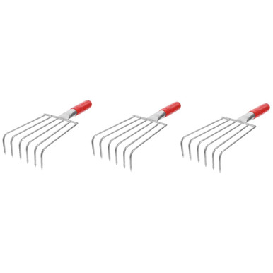 YARNOW 3pcs Sea ??rake Stainless Steel Shrimp Rake Garden Scallop Rake ...