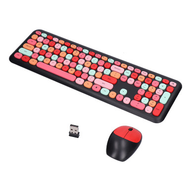 Dilwe Wireless Keyboard Mouse Combo, 2.4G Wireless Keyboard and Mouse ...