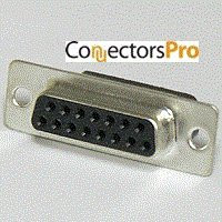 Pc Accessories - Connectors Pro DB15 Female D-Sub Crimp Type Connector ...