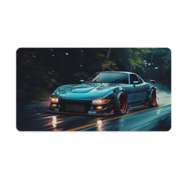 Sports Car Rx7 Smoke JDM Desk Table Pad Mouse Pad Non-Slip Large Office ...