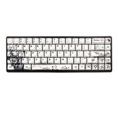 JSJT Keycaps 65 Percent-Custom PBT Keycap Set Japanese Keycaps 68 Keys ...