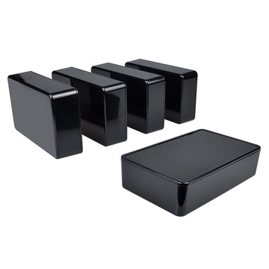 Pinfox 5 pack Electronic ABS Plastic Junction Project Box Enclosure ...