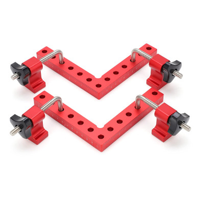 Square Positioning Ruler Kit, High Precision Red Measuring Tool ...