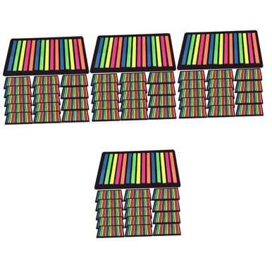 STOBOK 60 Sheets Colored Sticky Tabs Annotation Supplies Colorful Page ...