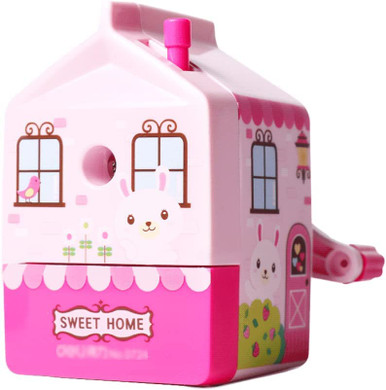 Portable School Shavings Tray Cartoon Cute Manual Pencil Sharpeners ...