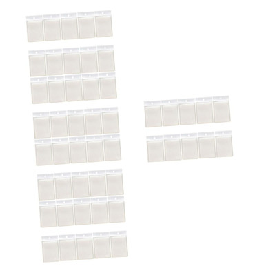STOBOK 50 Pcs Transparent Note Sticky Memo Pads Memo Stickers Clear ...