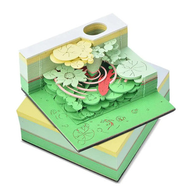 3D Memo Pad,3D Paper Sculpture Notepad,Tearable Non Sticky Notes ...