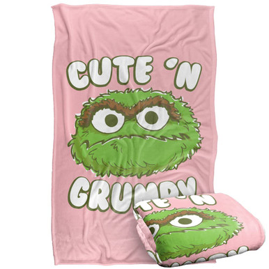 Sesame Street Cute N Grumpy Officially Licensed Silky Touch Super Soft ...