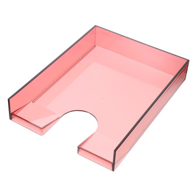 LALAFINA Box File Storage Stackable Desktop Document Tray File ...
