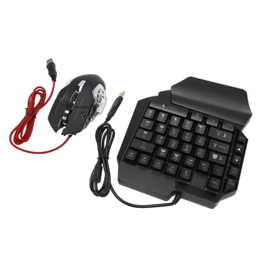 Keyboard Mouse Converter Set, Wired RGB Mechanical Keypad Mouse Adapter ...