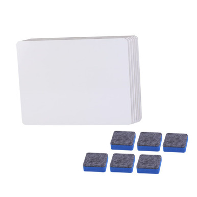 Tofficu 6pcs Whiteboard Message Board Pocket Erasable Whiteboard Mini ...