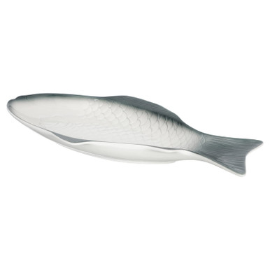 FUOYLOO Fish Plate Ceramic Platter Fish Design Dish Fish Serving ...