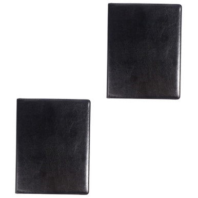 Tofficu 2 Pcs Leather Folder A4 Document Clip Holder Paper File Clip ...