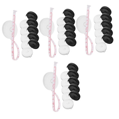 40 Pcs Telescopic Plastic Ruler Sewing Measuring Tapes Snail Tape ...