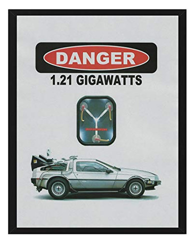 Signature Studios Back to The Future BTTF Movie Poster Delorean Print ...