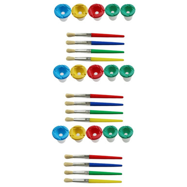 TEHAUX 3 Sets Tools Graffiti Tool Painting Cup Brush Tool Kids Painting ...