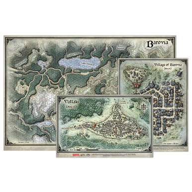 Gale Force Nine D&D: Curse of Strahd: Barovia 3 Map Set - GF9's ...