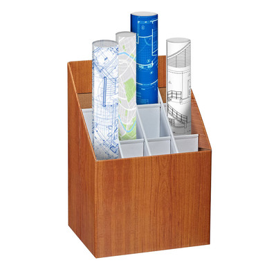 Adir Corp. Blueprint Storage Bin Organizer - Vertical File Box for ...