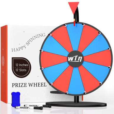 12 inch Prize Wheel Heavy Duty, Upgrade Dual Use Spinning Wheel ...