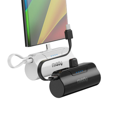 Miady 2-Pack 5000mAh Portable Charger for Android Smartphone, Battery ...