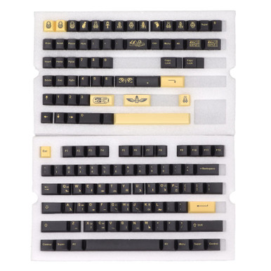 ASHATA Gaming PBT Keycaps,132 Keys Keycaps Set DIY Decorative Gaming ...