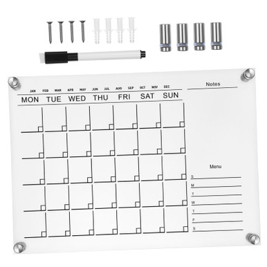 STOBOK 4 Sets Weekly Planner Board Whiteboard Calendar Monthly Dry ...