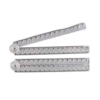 TBMAKE Drafting Tools Transparent Folding Ruler Students Stationery ...