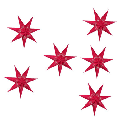 Mikikit 6 Pcs Star Lampshade Pendant Light Lampshade Stars Lampshade ...