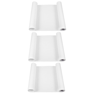 TEHAUX 3 Rolls Scroll Bulletin Board Paper White Kraft Paper Easels ...