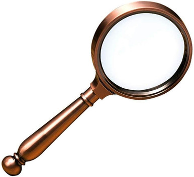 Handheld Magnifier,Magnifying Glass,Copper Handheld Magnifying Glass ...