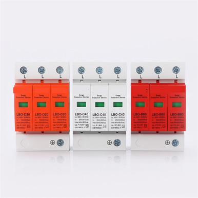 HASMI 1Pcs SPD 3P Surge Protector Low Voltage AC Distribution Household ...