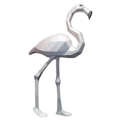 WLL-DP Elegant Flamingo Look 3D Geometric Home Decoration Art Paper ...