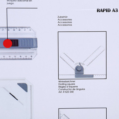 A3 Drawing Board Table, Pro A3 Drawing Board Table with Clear Rule ...
