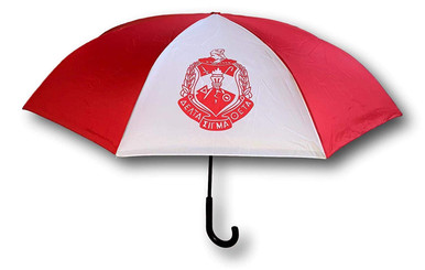 Delta Sigma Theta Sorority Upside Down Inverted Dual Layer Umbrella Red ...