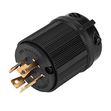 NEMA Male Twist Lock Electrical Plug, L14-20P 125V/250V 20A US Twist ...