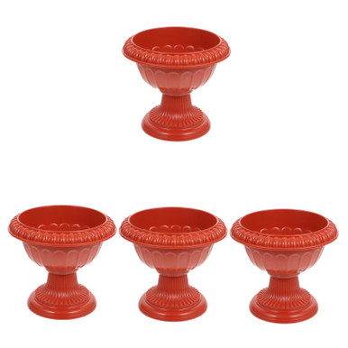Happyyami 12 Pcs Roman Basin Guidepost Mini Size Succulent Planter Red ...