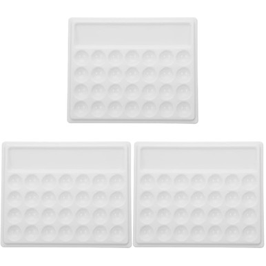 Painting Plate Tray Square Tray Tray Serving 3pcs Ceramic Painting ...