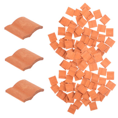 SEWACC 250 Pcs Mini Bricks Mini Miniatures Sand Table Bricks Cement ...